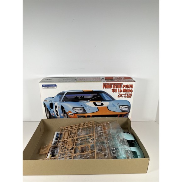 Fujimi | Toys | Fujimi 24 Ford Gt4 Gt40 P1075 69 1969 Lemans Race Car Model Kit Open As Is ...